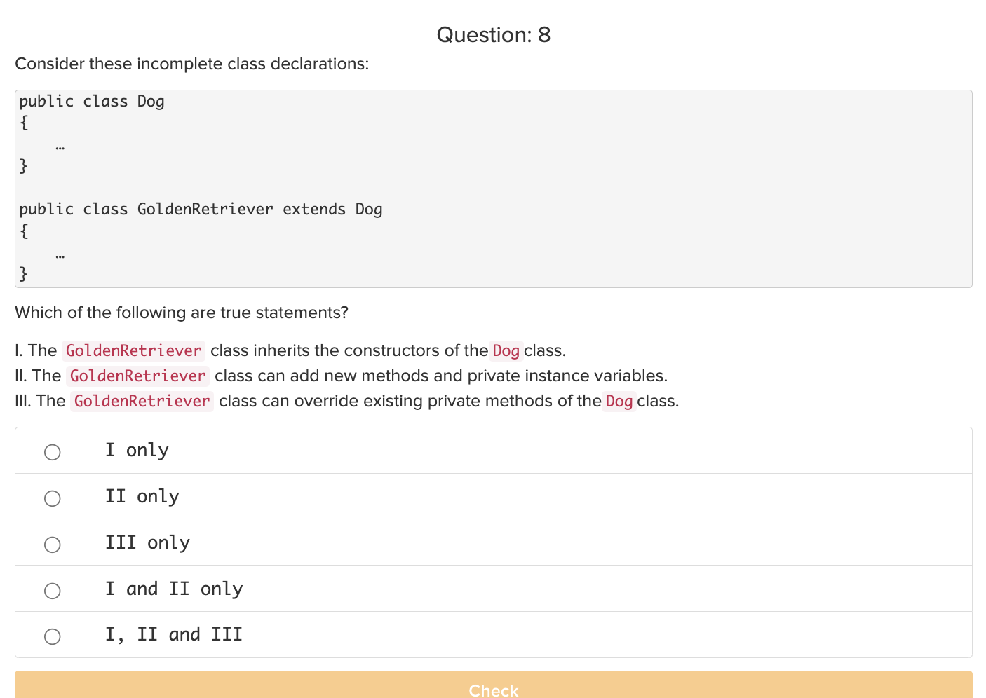 Solved Consider the following portions of code: int x,y | Chegg.com