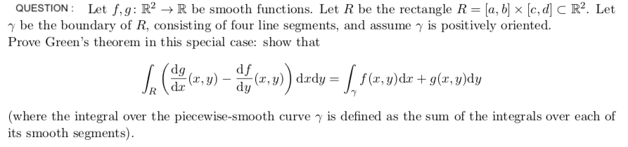 Solved QUESTION: Let f,g:R2→R be smooth functions. Let R be | Chegg.com