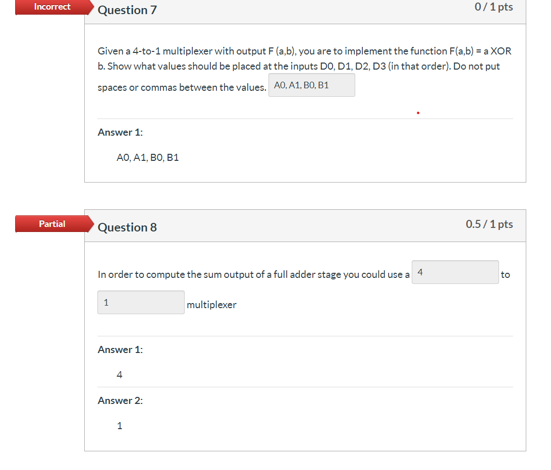 Solved Please answer both questions. I know for the second | Chegg.com