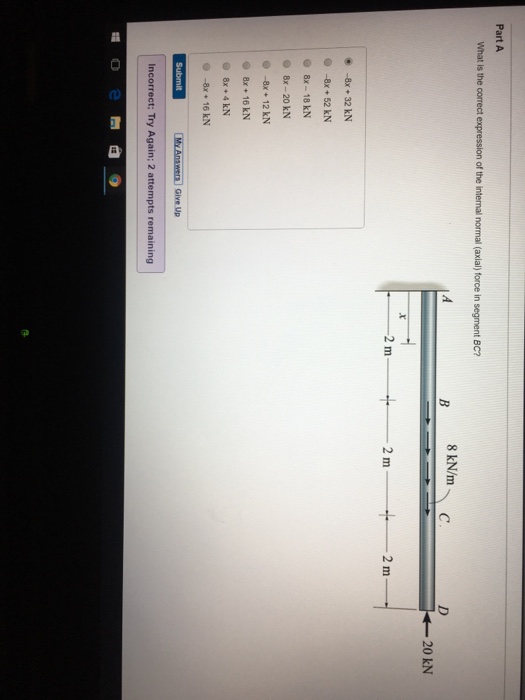 Solved What is the correct expression of the internal normal | Chegg.com