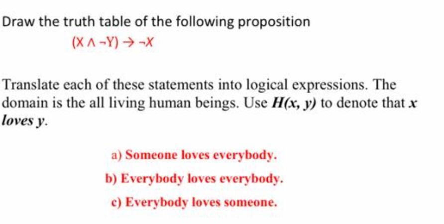Solved Draw the truth table of the following proposition | Chegg.com