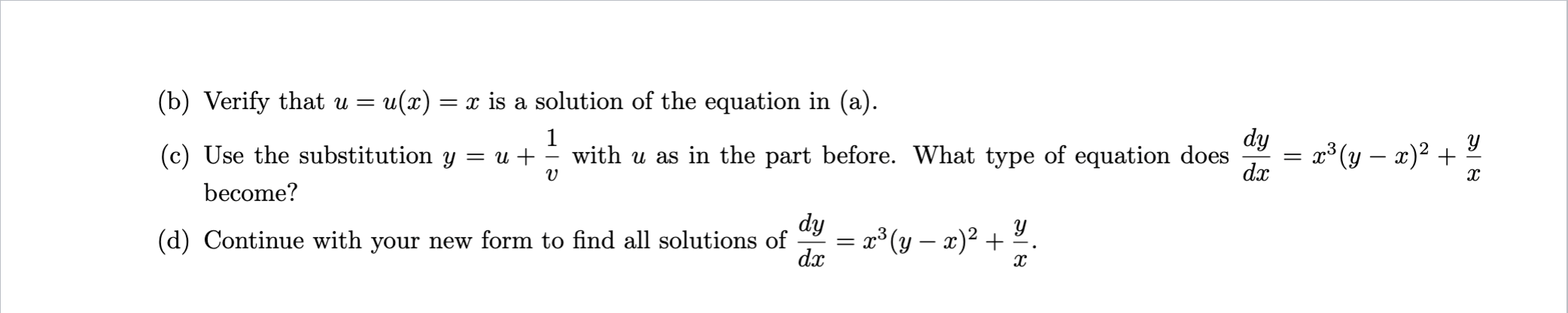 Solved 6. Consider an equation of type | Chegg.com