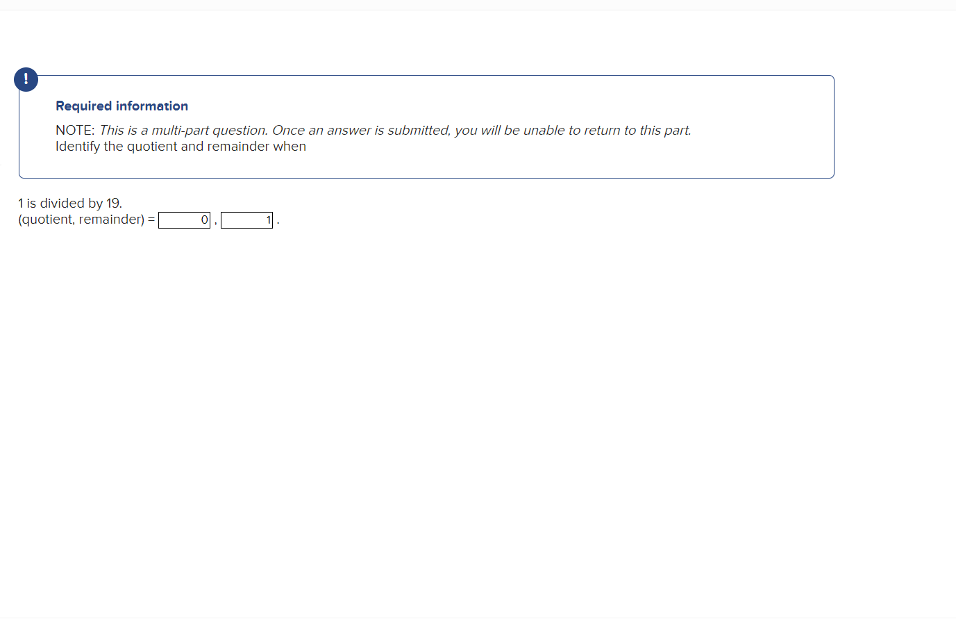 Solved Required information NOTE: This is a multi-part | Chegg.com