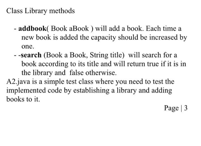 Solved You need to program a simple book library system. | Chegg.com