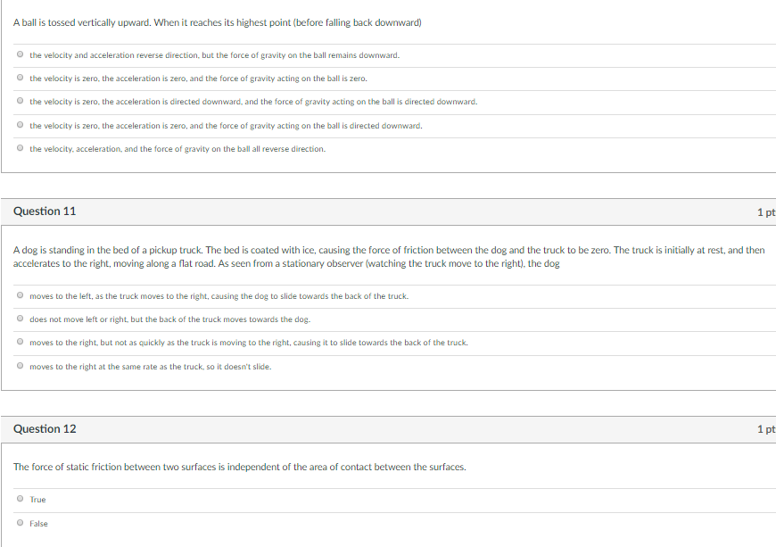 Solved You are standing in a moving bus, facing forward, and | Chegg.com