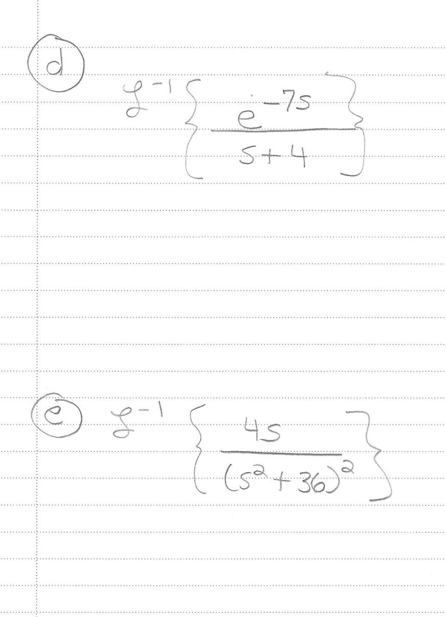 Solved (a) L−1{s6+s28÷s+67} (b) L−1{s2+164s+6} (c) | Chegg.com