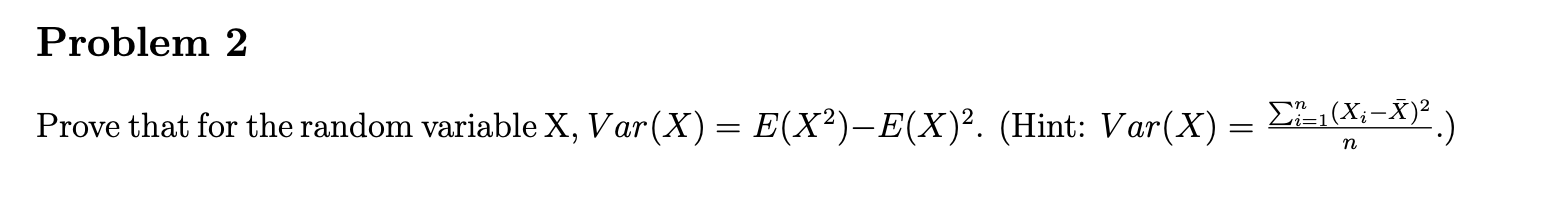 Solved Prove that for the random variable X, | Chegg.com