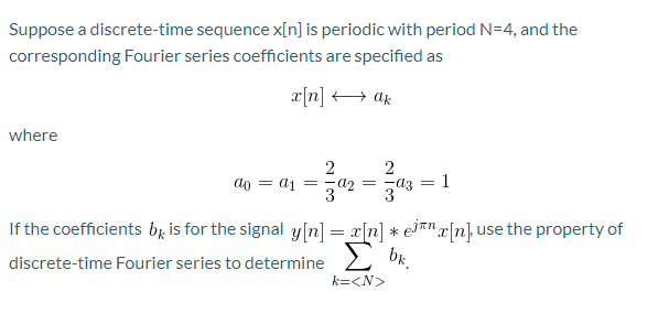 Solved Suppose a discrete-time sequence x[n] is periodic | Chegg.com