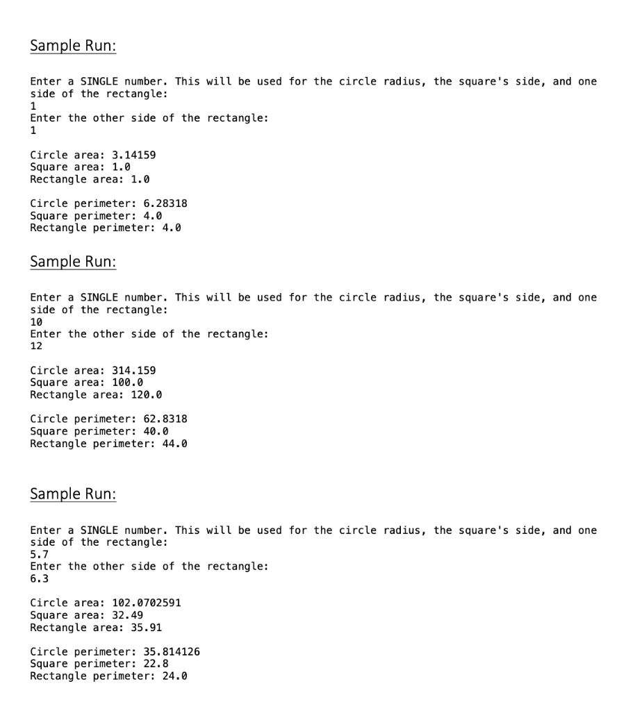 Solved Quiz 4 Programming Exercise Write a Java program that | Chegg.com
