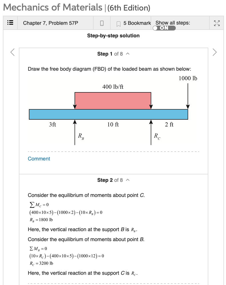 Solved Mechanics of Materials |(6th Edition) Chapter 7, | Chegg.com