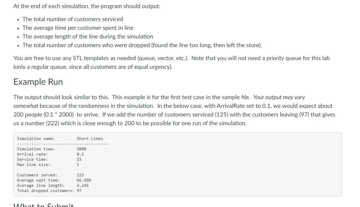 Solved Write a program that simulates the minute-by-minute | Chegg.com