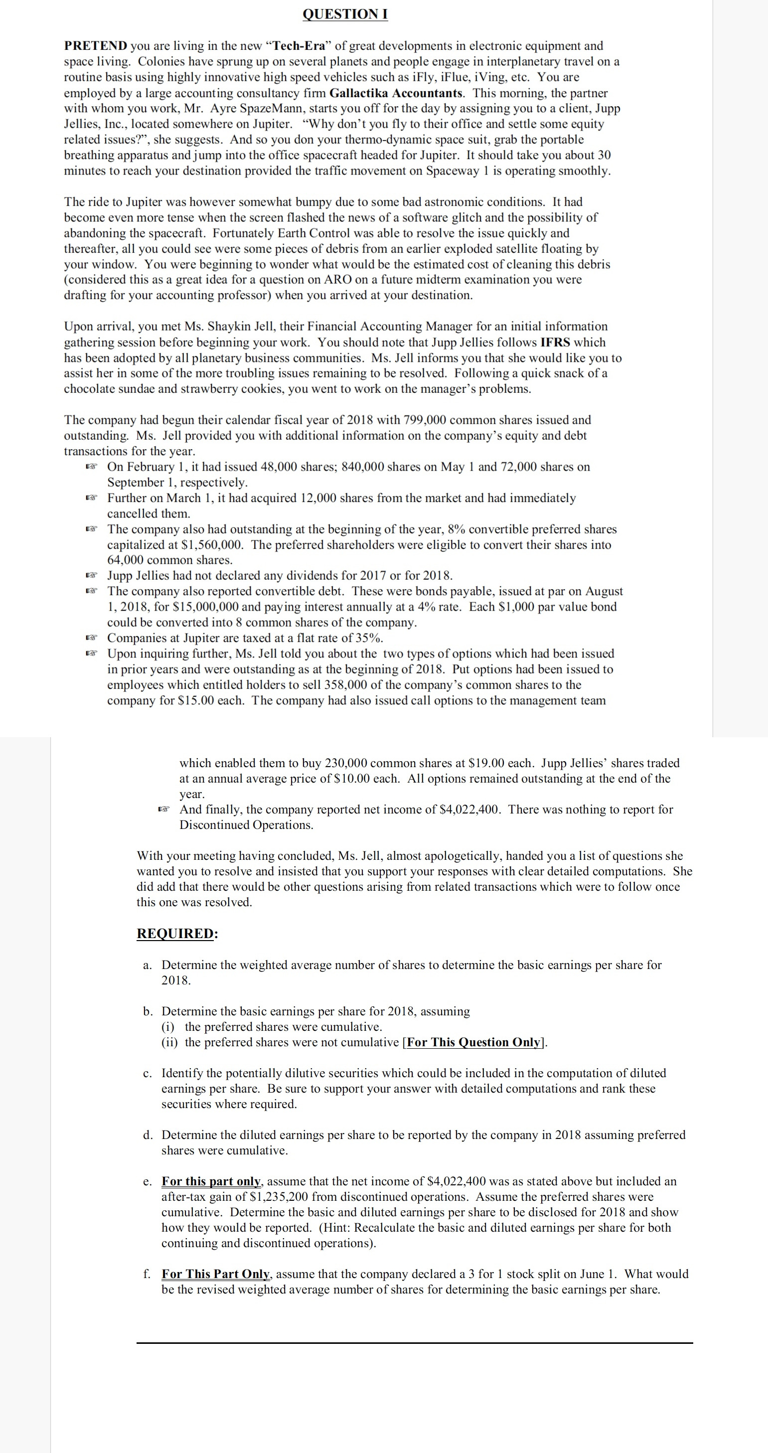 which enabled them to buy 230,000 ﻿common shares at | Chegg.com