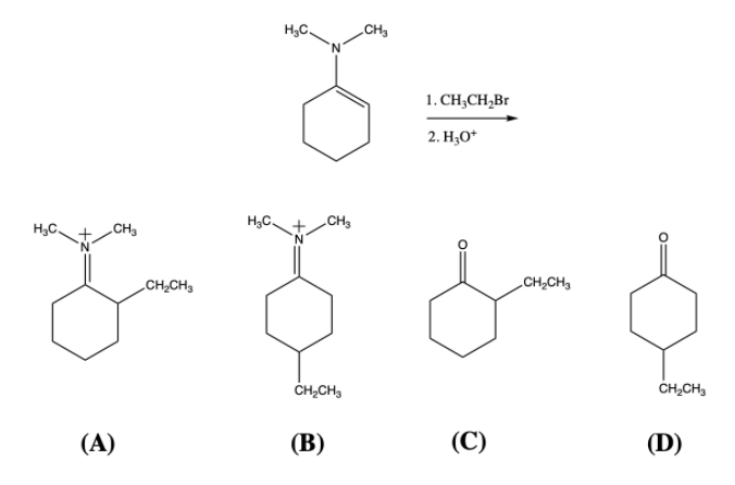 Solved HEC. CH3 1. CH3CH_Br 2. H30+ н,с. CHE H3C CHE CH,CH | Chegg.com