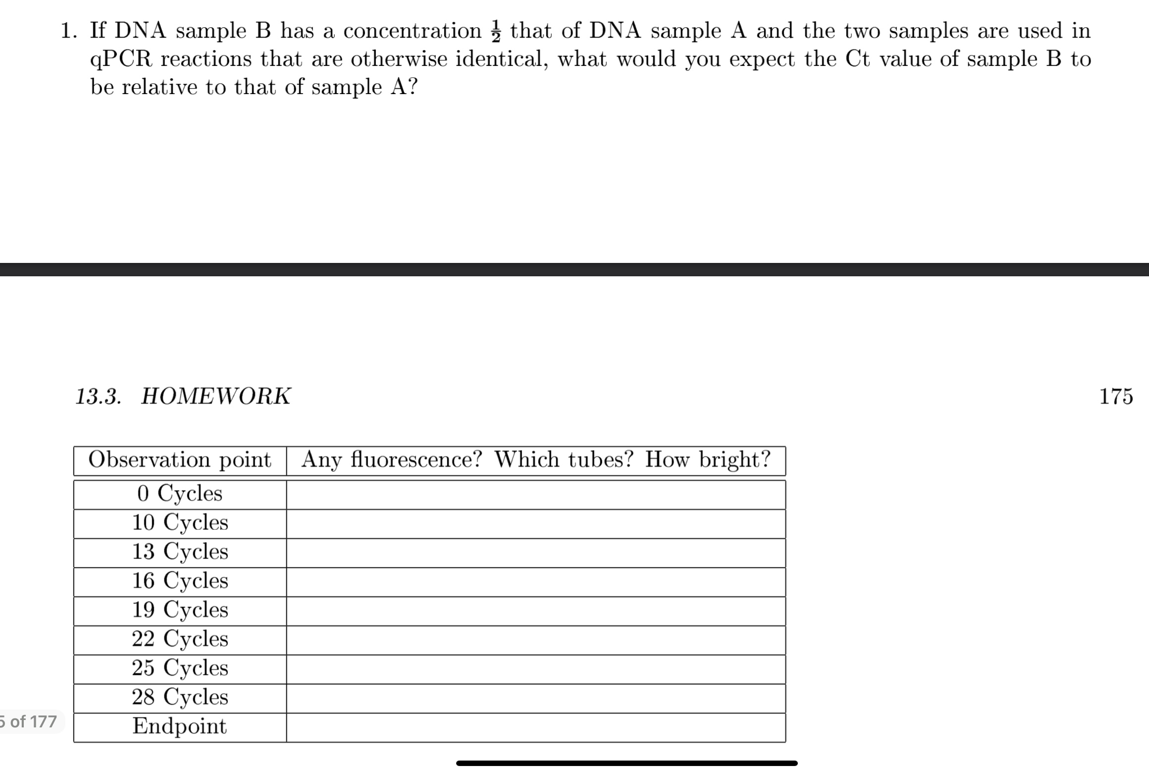 1. If DNA sample B has a concentration 21 that of DNA | Chegg.com