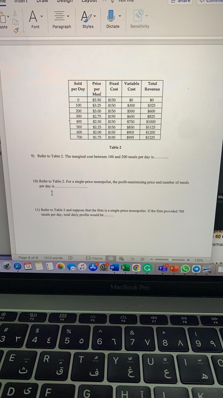 Solved miser Slide A v aste Font Paragraph Styles Dictate | Chegg.com