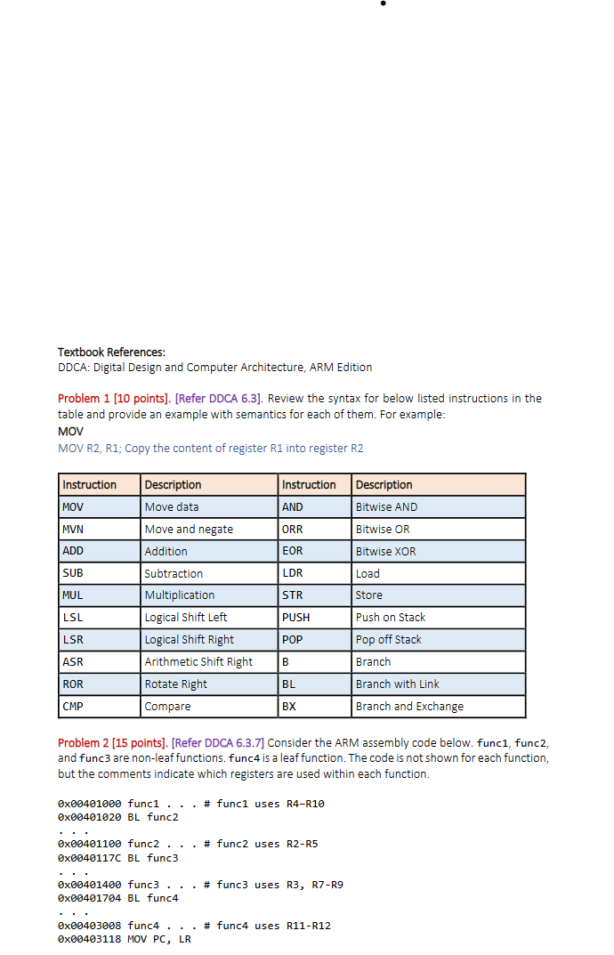 Textbook References: DDCA: Digital Design and | Chegg.com