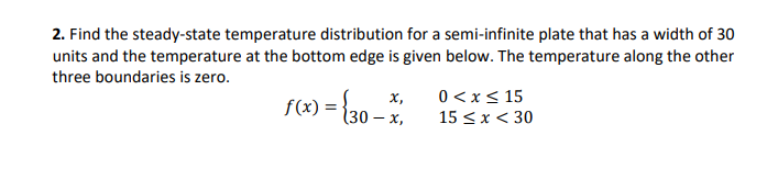 Solved For problems 1-4, apply the method of separation of | Chegg.com