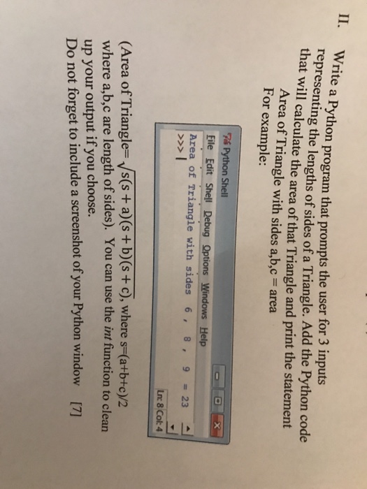 Solved Write a Python program that prompts the user for 3 | Chegg.com