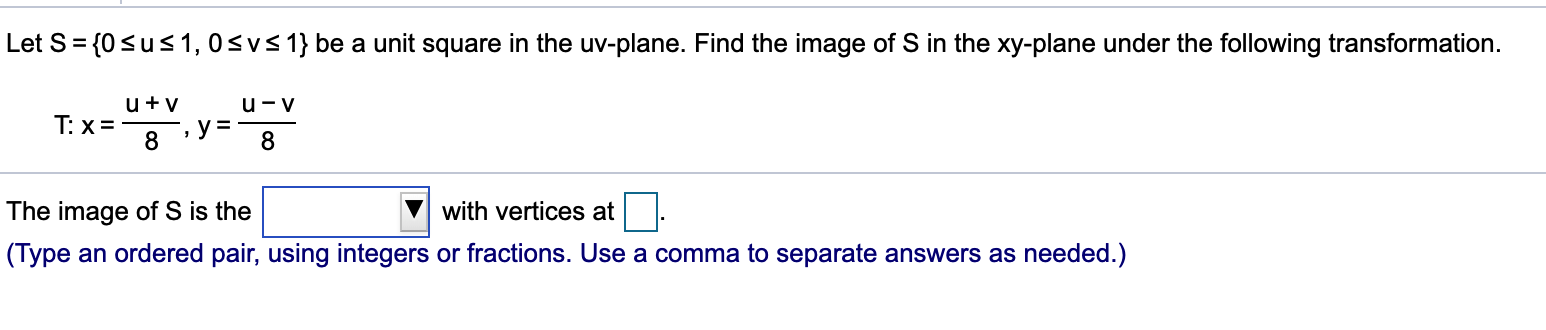 Solved If S is the unit square in the first quadrant of the | Chegg.com