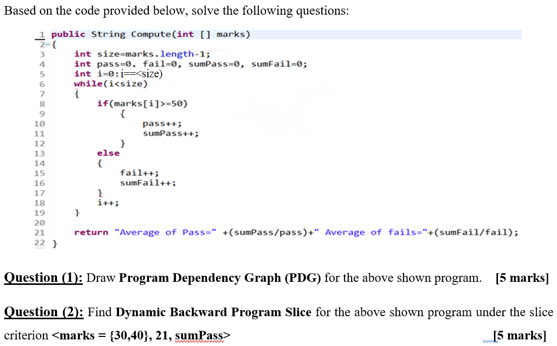 Solved Note that this question requires a Program Dependency | Chegg.com