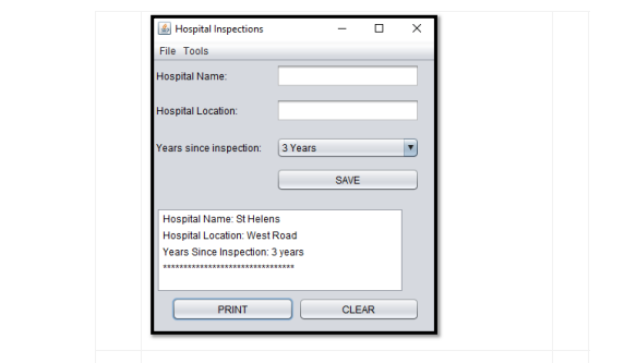 Solved Develop a Java GUI application that will capture a | Chegg.com