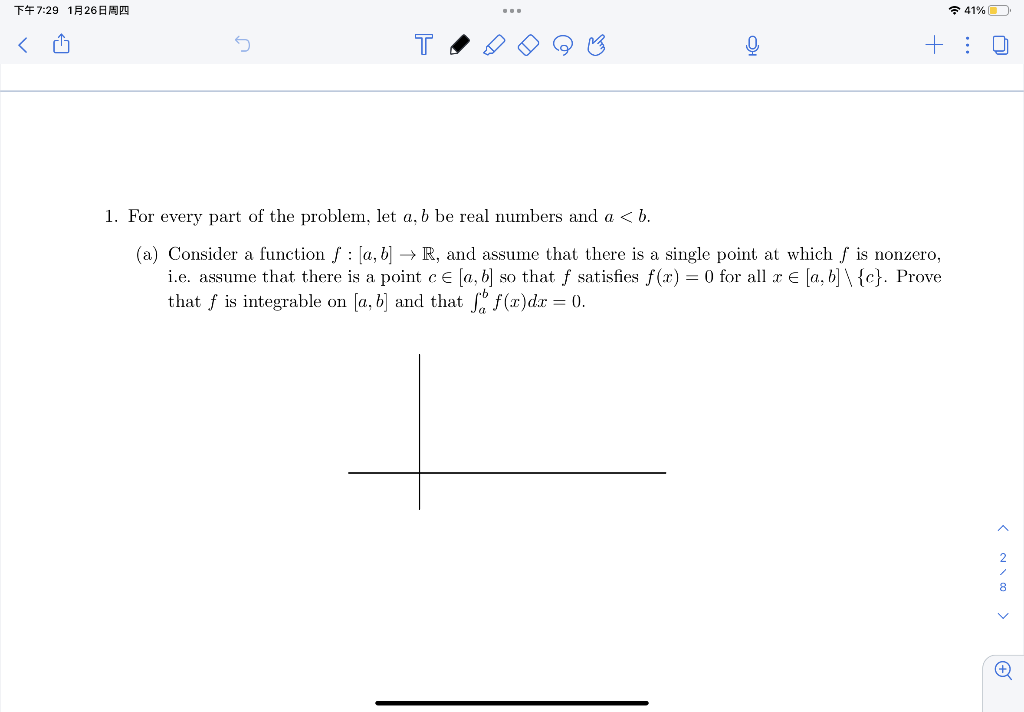 Solved 1. For every part of the problem, let a,b be real | Chegg.com