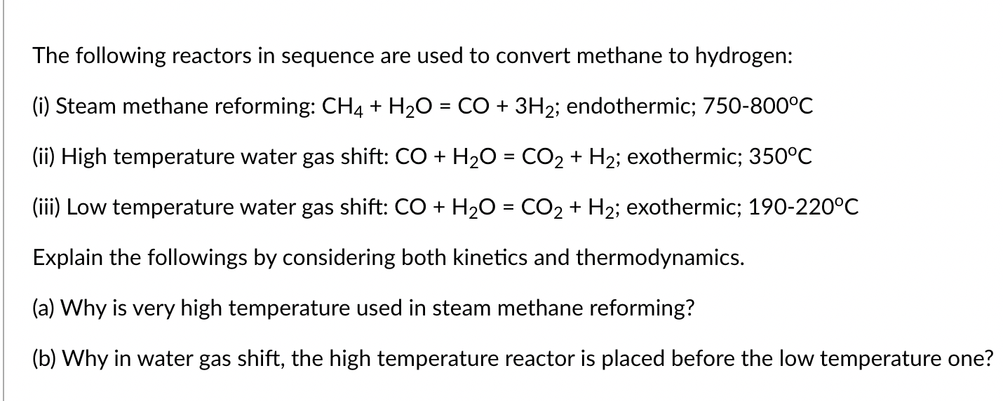 Solved The following reactors in sequence are used to | Chegg.com