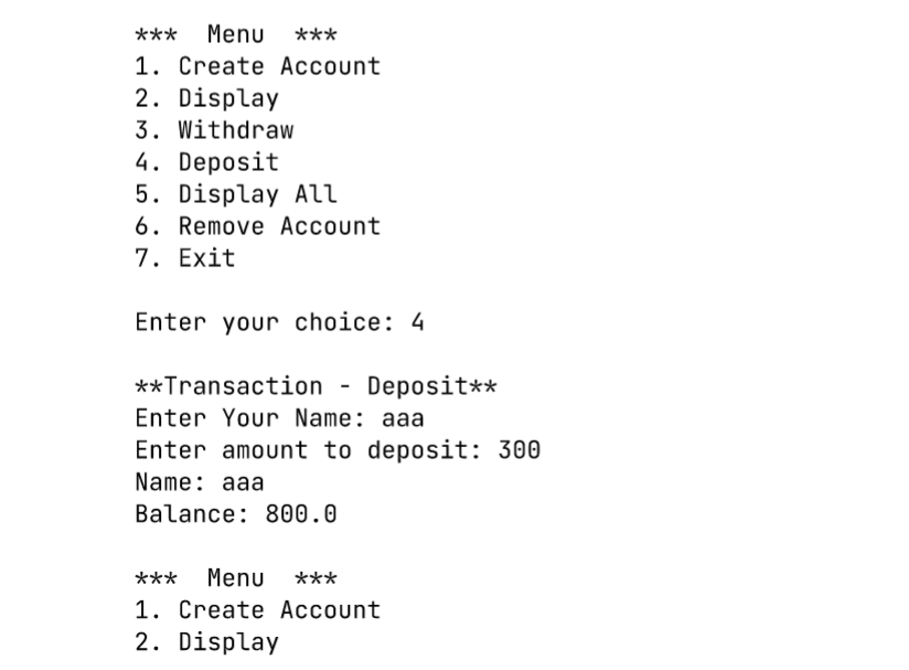 Solved 2) Simple Bank Account System In this homework, you | Chegg.com