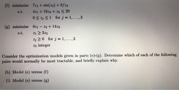 Solved Problem 3 (15 points). Taking the as decision | Chegg.com