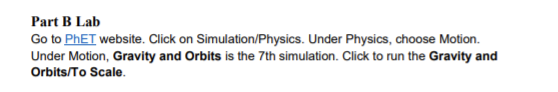 Part B Lab Go to PhET website. Click on | Chegg.com