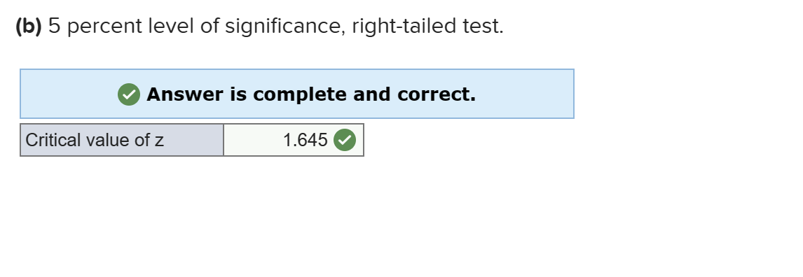 Solved Use Excel to find the critical value of z for each | Chegg.com