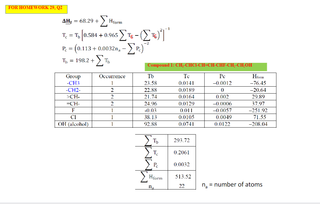 Solved A compound has a critical temperature of 900∘R, a | Chegg.com