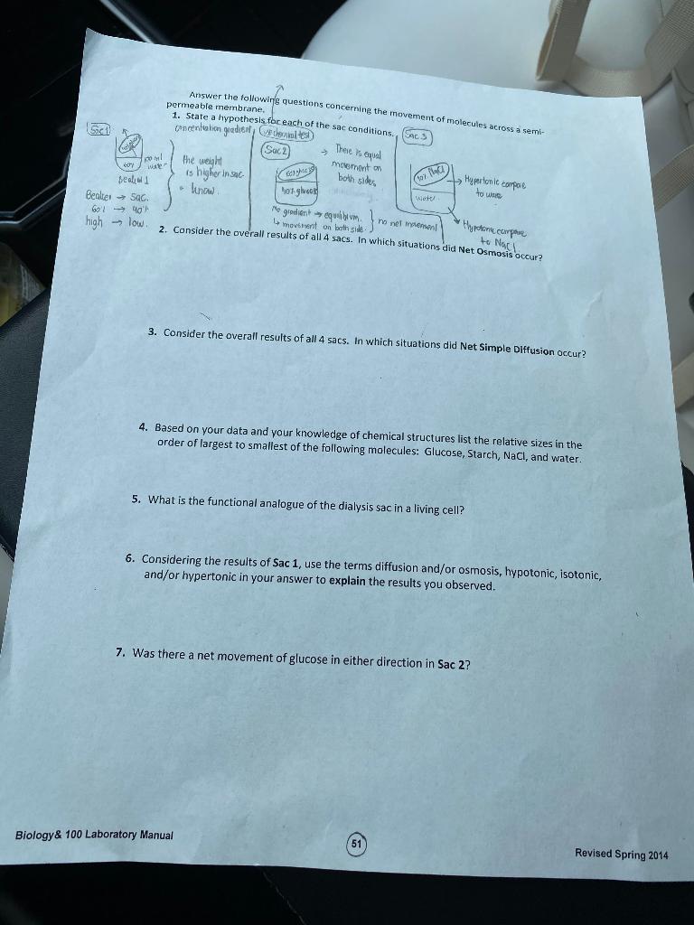 Solved Part A: Demonstrations. Record your data and answer | Chegg.com