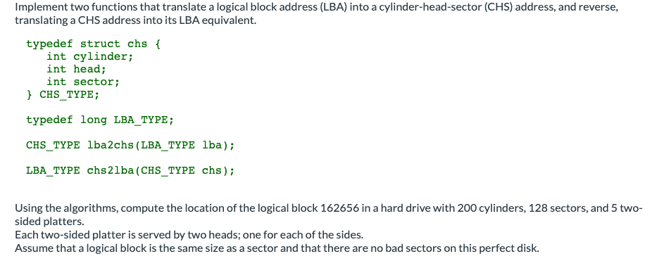 Solved Implement two functions that translate a logical | Chegg.com