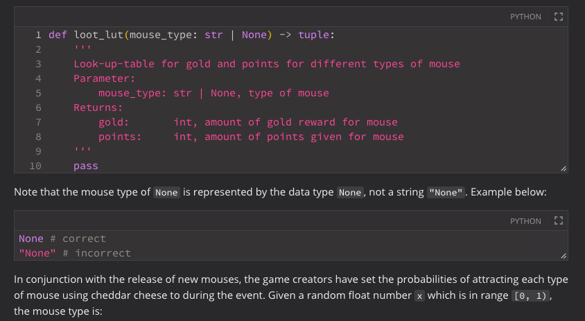Solved The game creators have introduced four more types of | Chegg.com