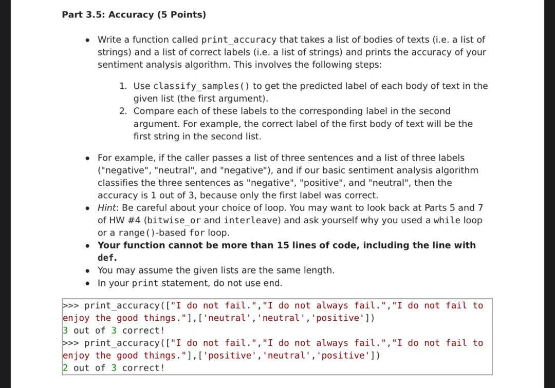 Python programming. part 3.1 2 3 has been | Chegg.com