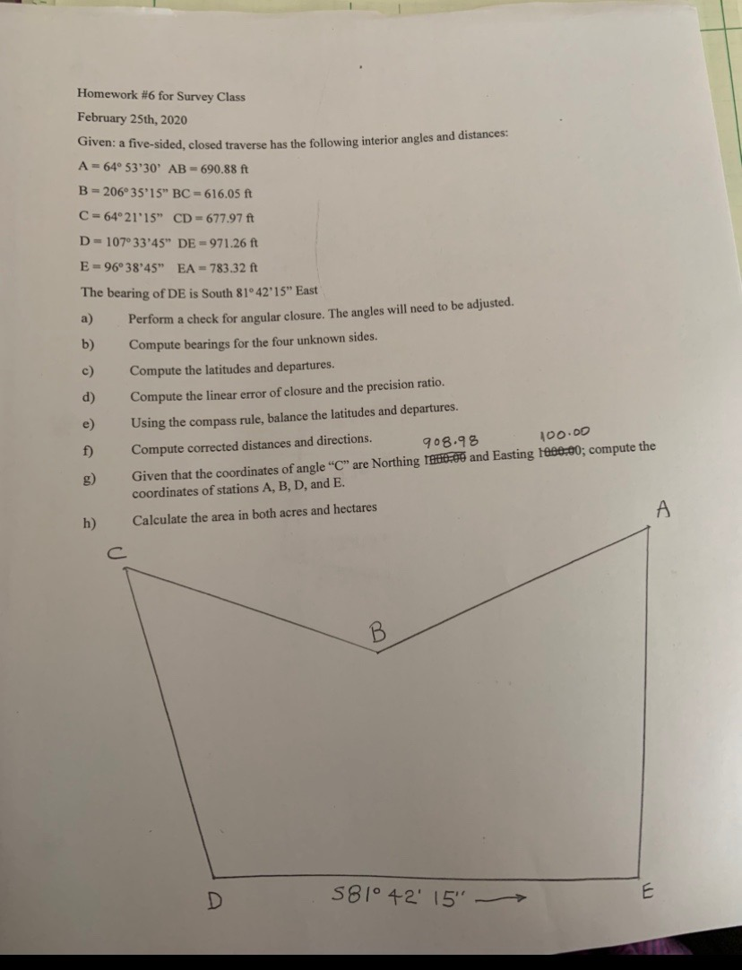 Solved Homework #6 for Survey Class February 25th, 2020 | Chegg.com