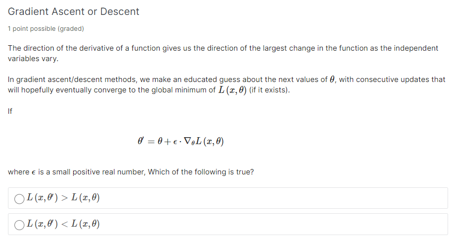 Solved Multivariable Calculus Review: Simple Gradient 1 | Chegg.com