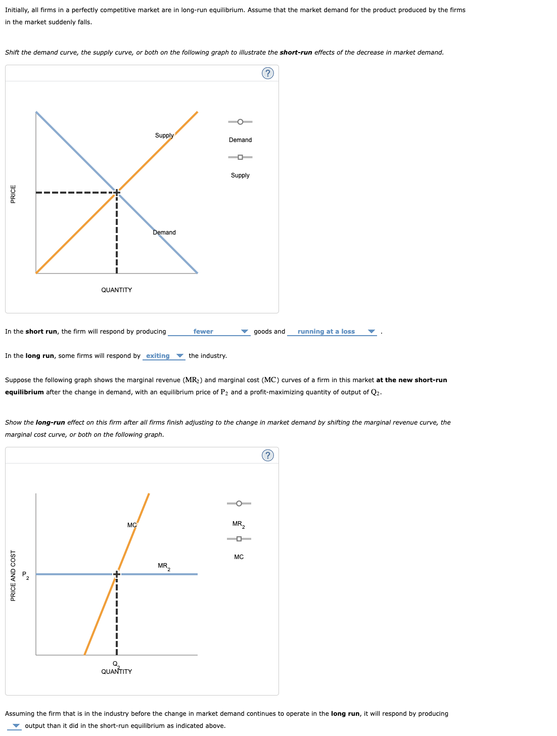 Initially, all firms in a perfectly competitive | Chegg.com