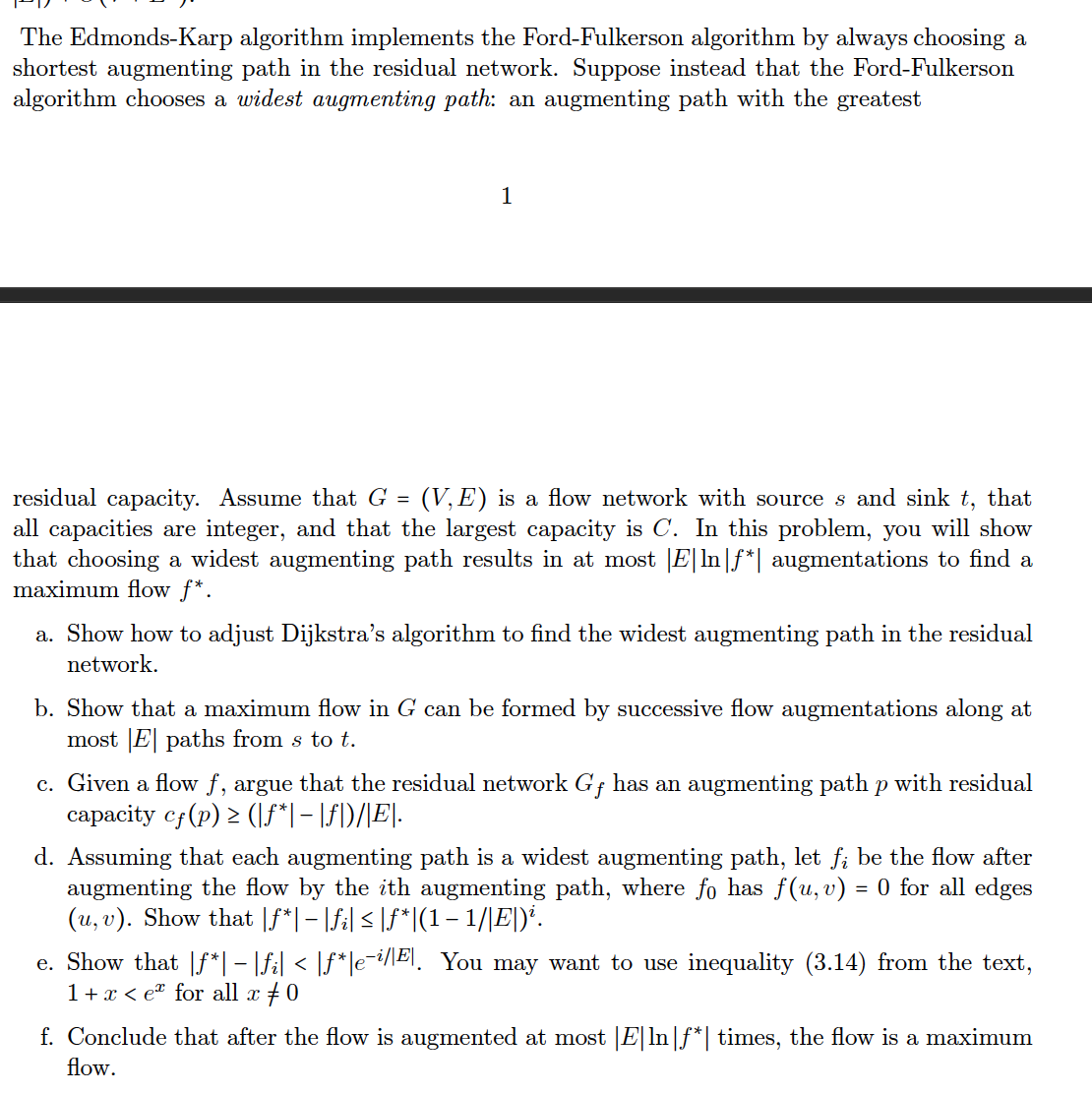 Solved The Edmonds-Karp algorithm implements the | Chegg.com