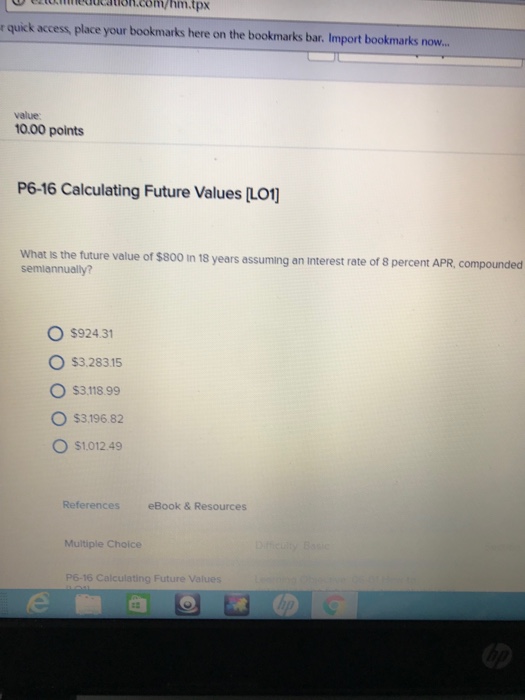 Solved r quick access, place your bookmarks here on the | Chegg.com