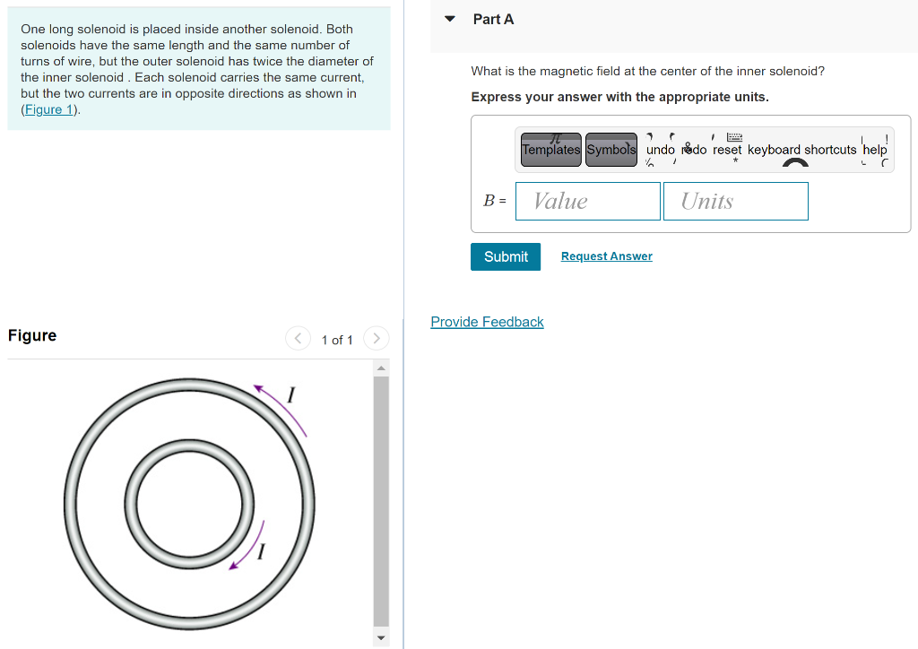 Solved One long solenoid is placed inside another solenoid. | Chegg.com