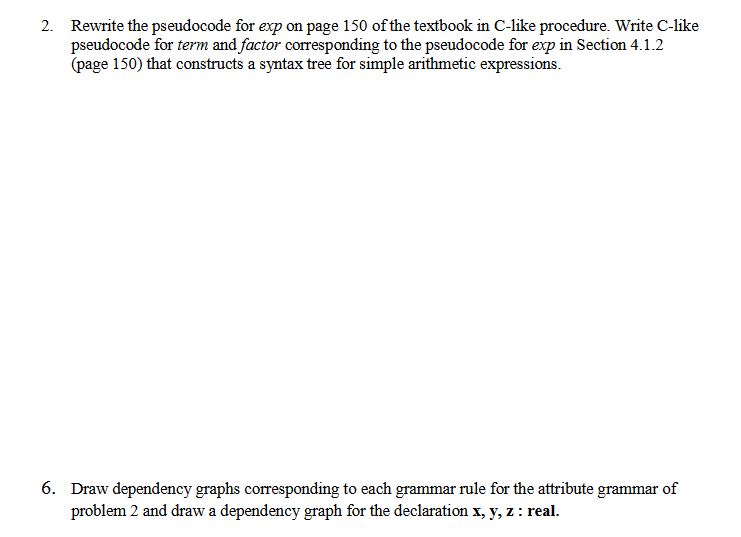 2. Rewrite the pseudocode for exp on page 150 of the | Chegg.com
