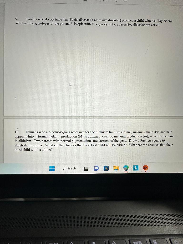 Solved Monohybrid genetics problems 1. The face shape | Chegg.com