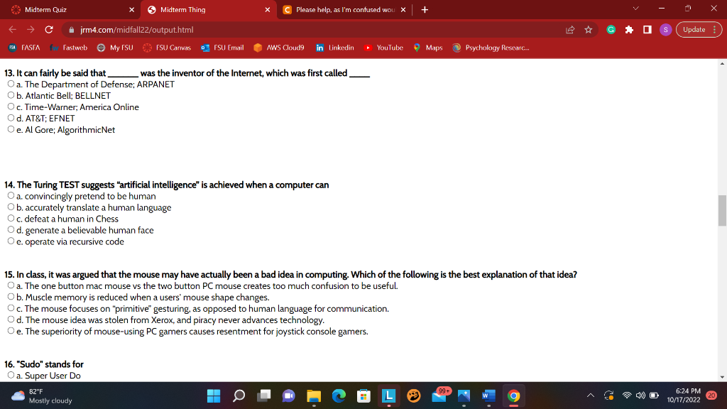 Solved Please help with linux computer science study | Chegg.com