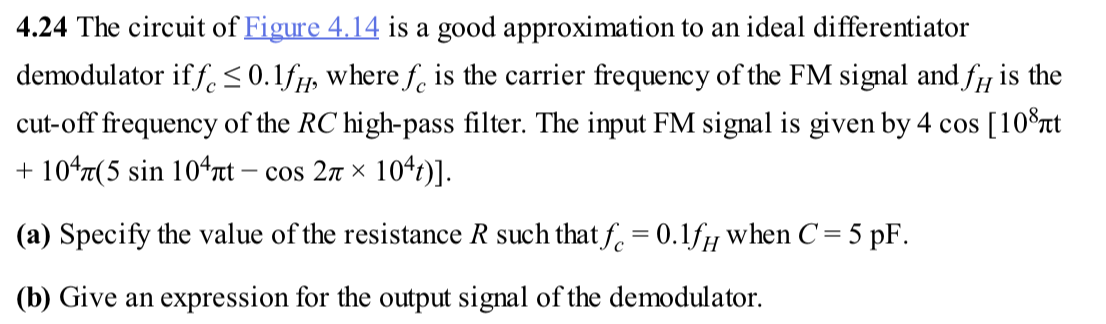 Solved 4.24 The circuit of Figure 4.14 is a good | Chegg.com