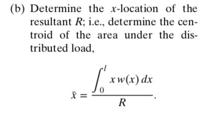 Solved 9-17. A cantilever beam is subjected to a quadratic | Chegg.com