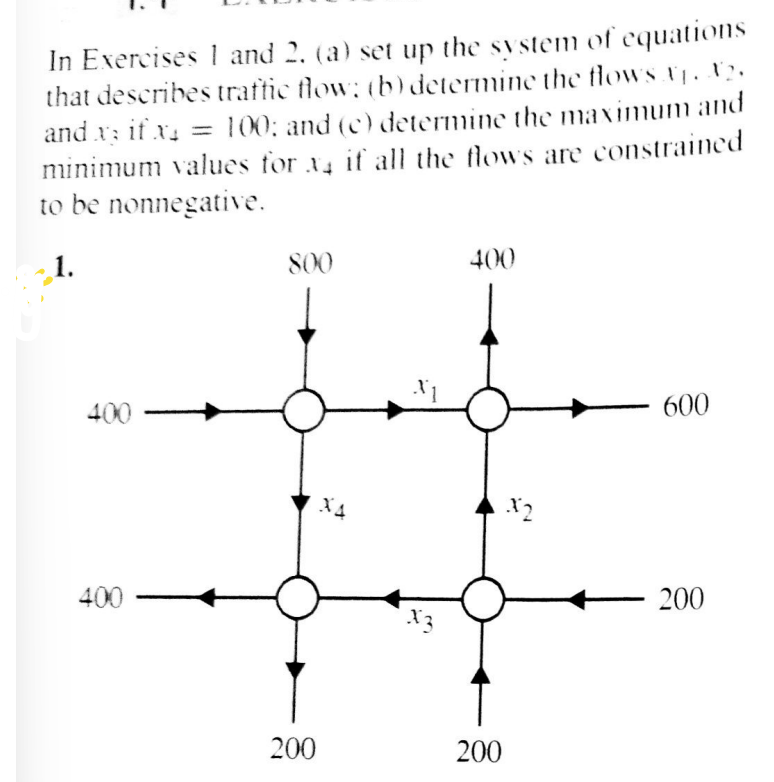 Solved In Exercises 1 and 2. (a) set up the sy stem of | Chegg.com