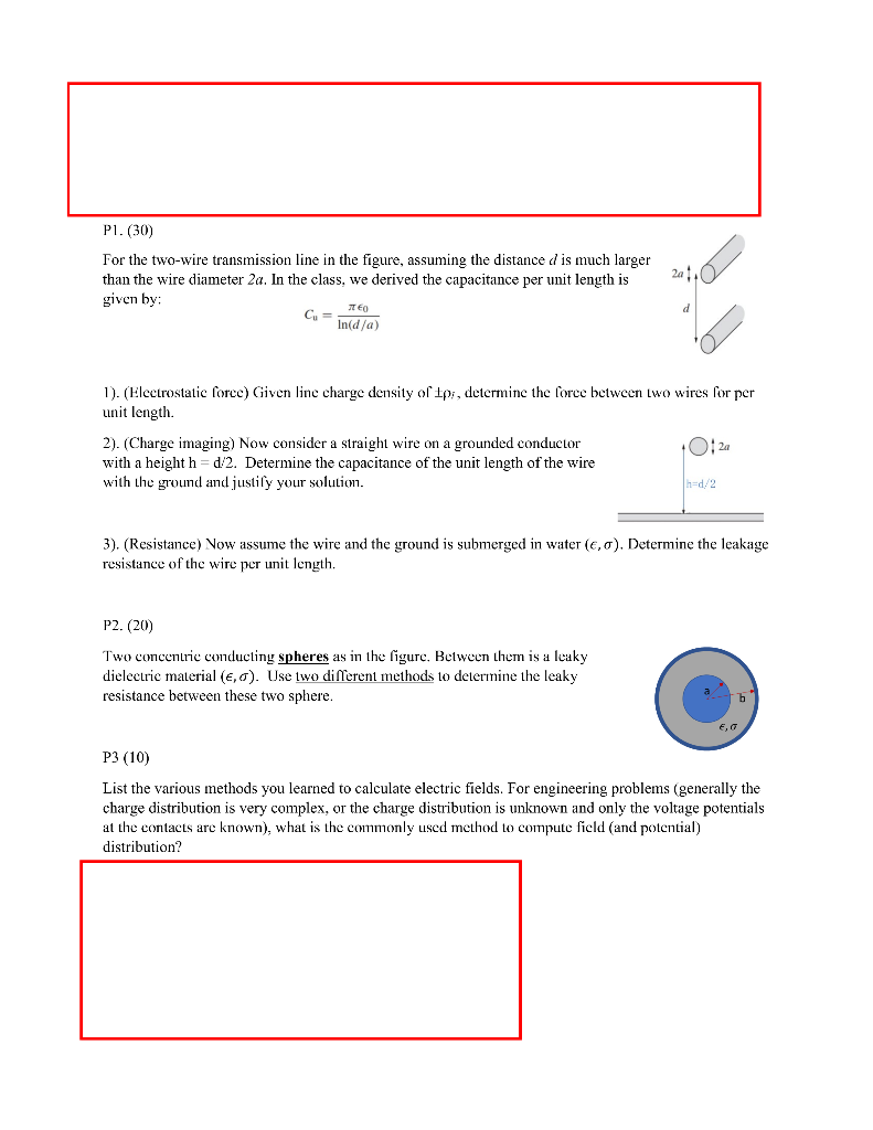 Solved This is for Electromagnetics Fundamentals (EEE 241). | Chegg.com