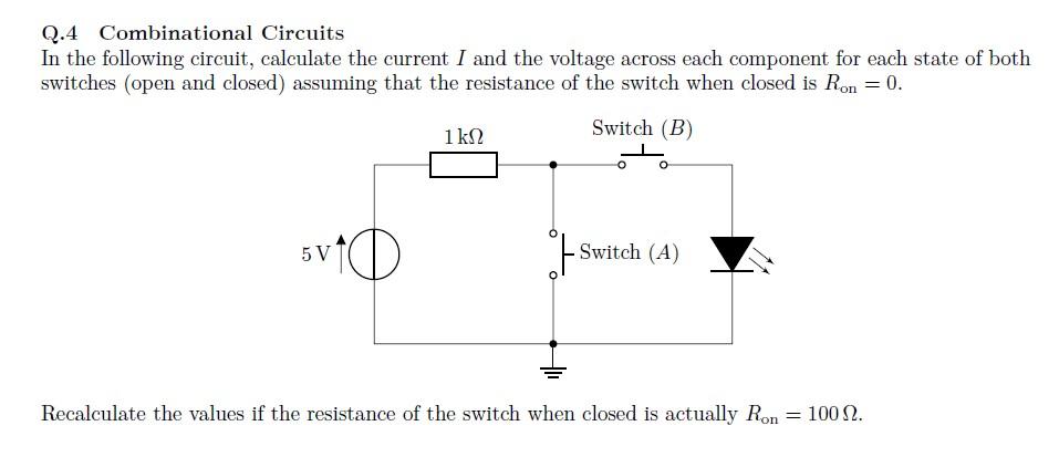 Solved Q 4 Combinational Circuits In The Following Circuit